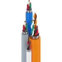 Belden 558AFS 0001000 22/3, 18-4, Access Control Cable, Beldfoil Shielded, PVC Jacket, Banana ...